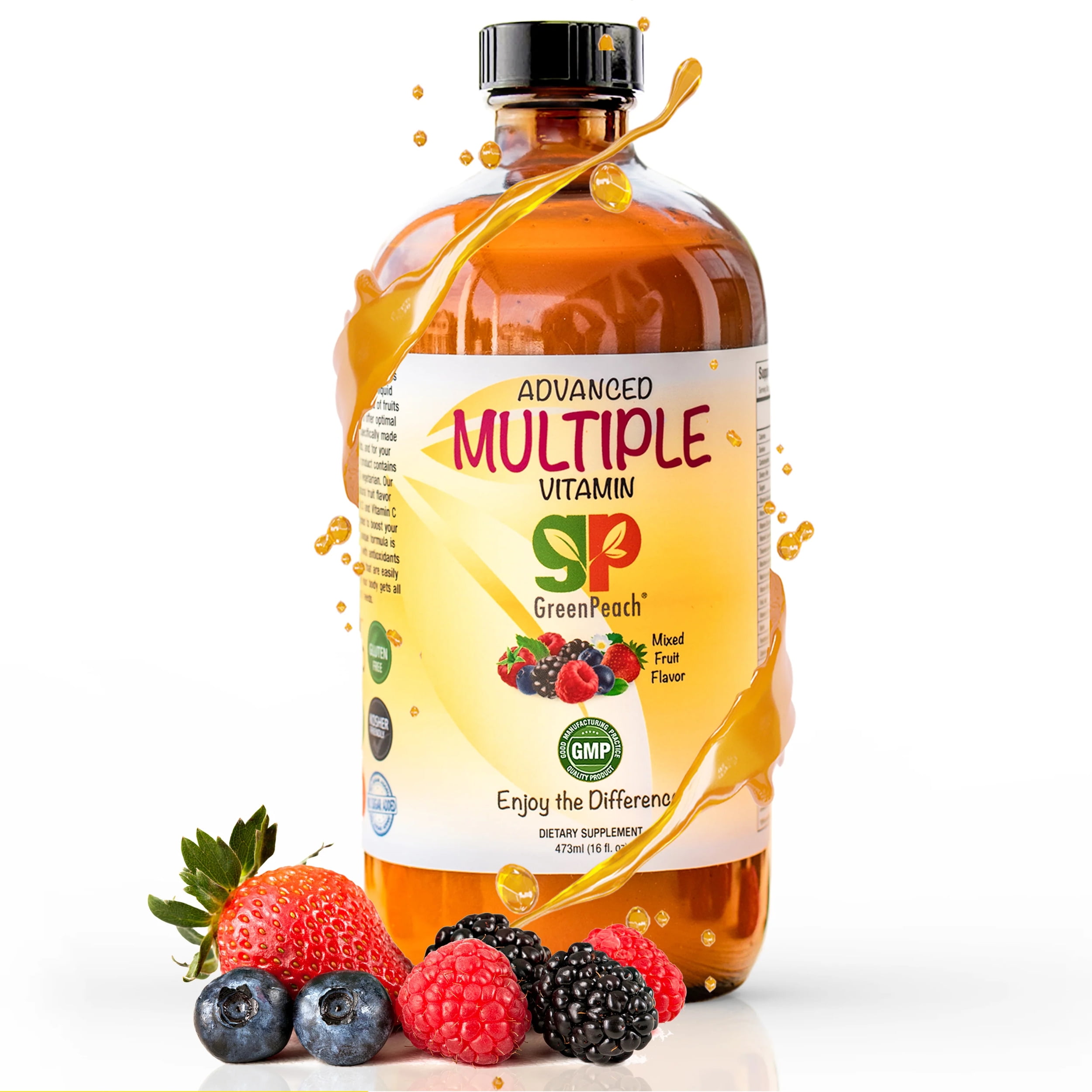 Organic Liquid Multivitamin for Kids – 31 Vegan Minerals & Multi ...