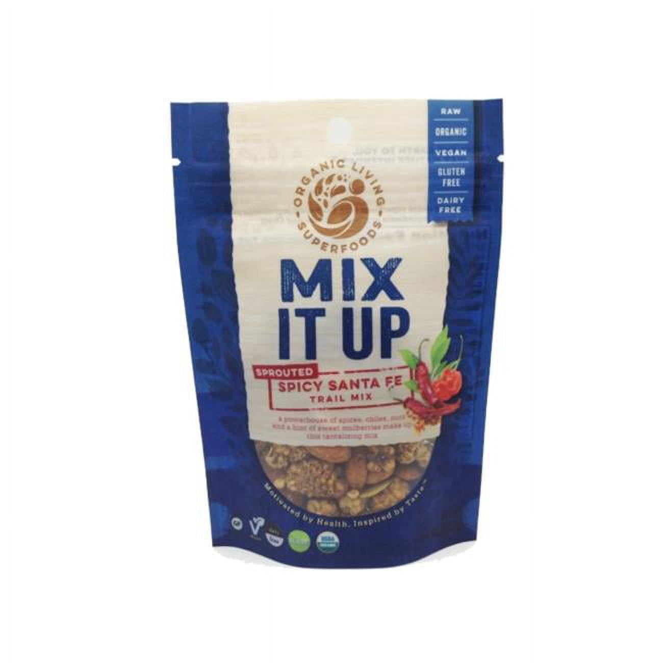 Organic Living Superfoods santa-fe-R Raw Spicy Santa Fe Mix - Pack of 6 ...