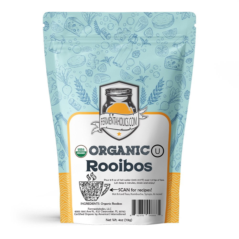 Organic Loose Leaf Rooibos Tea - Perfect for Kombucha Brewing - Walmart.com