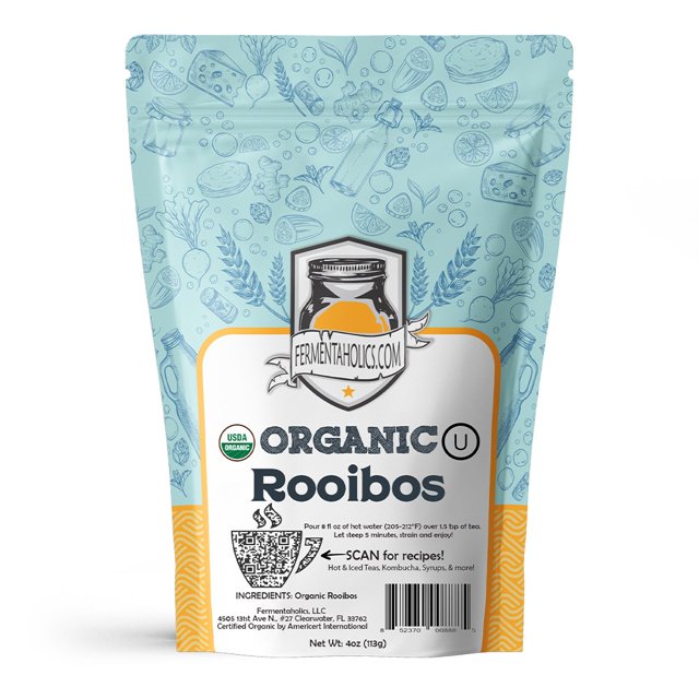 Organic Loose Leaf Rooibos Tea - Perfect for Kombucha Brewing - Walmart.com
