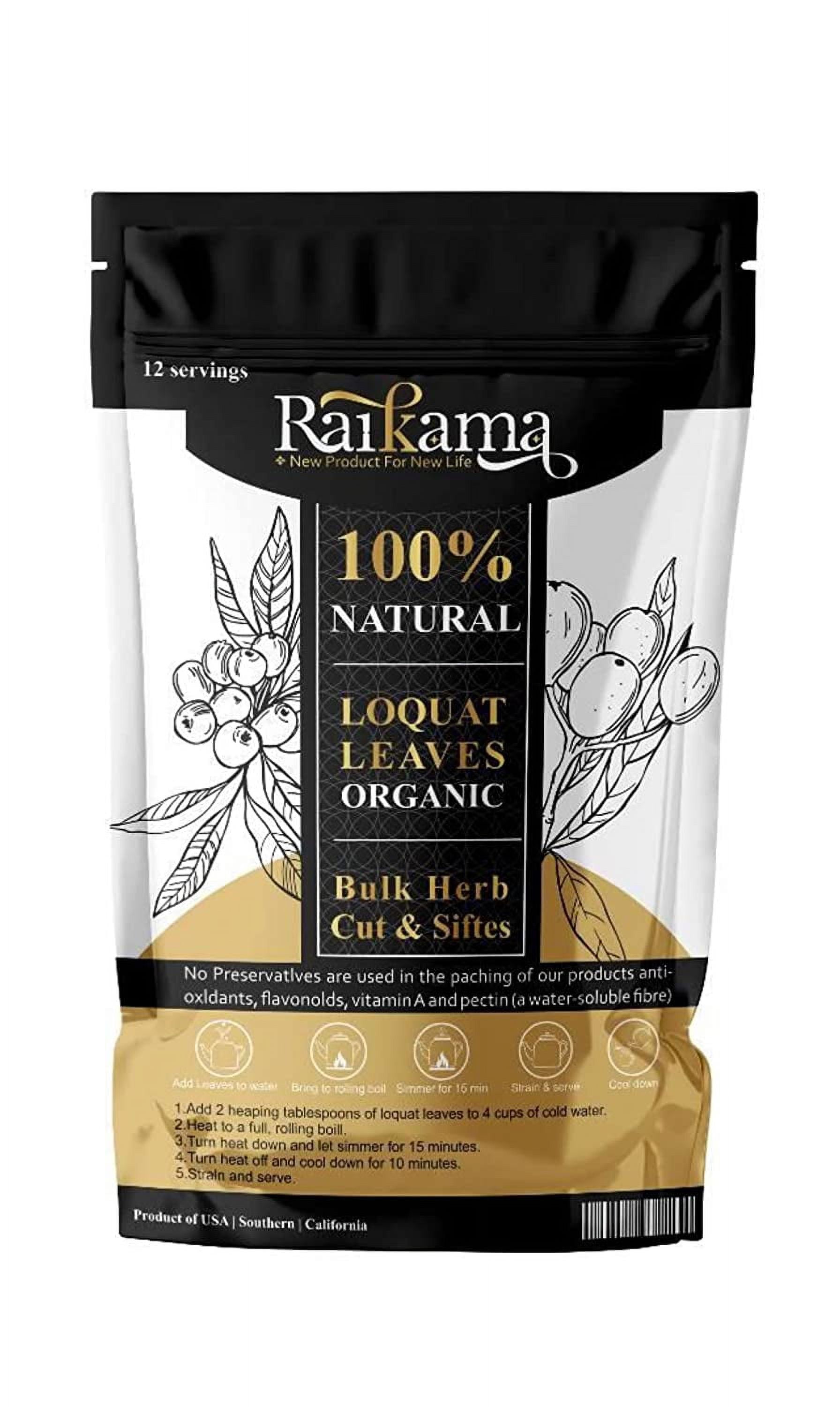 Organic Loquat Tea Leaves Herbal Tea Dried Leaf Diet Health Fresh, No ...