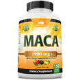 NaturaLife Labs, Organic Maca Root Gelatinized Capsules, Black, Red ...