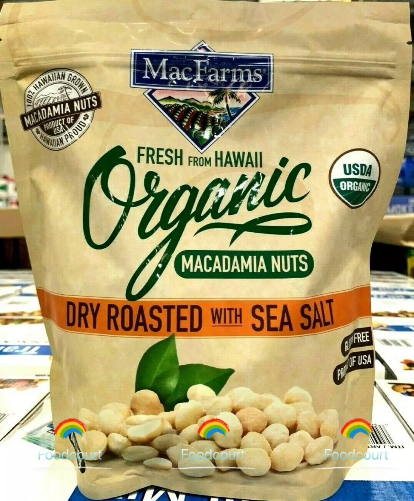 Organic Macadamia Nuts Dry Roasted With Sea Salt 20 oz - Walmart.com