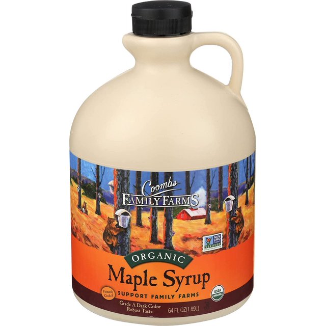 Organic Maple Syrup, Grade A Dark Color, Robust Taste, 64 Fl Oz ...