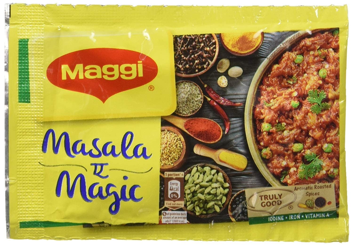 Organic Masala-ae-magic Vegetable Masala Powder By Maggi 6gm, 0.2 Ounce ...