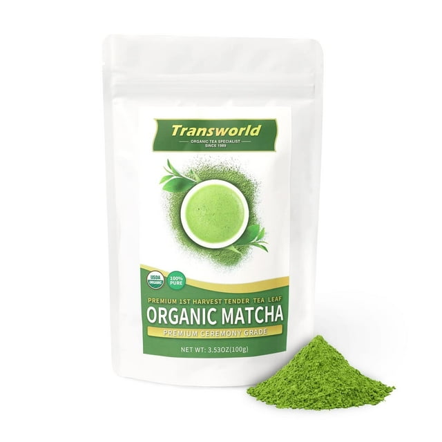Organic Matcha Green Tea Powder First Harvest Ceremonial Grade 100% ...