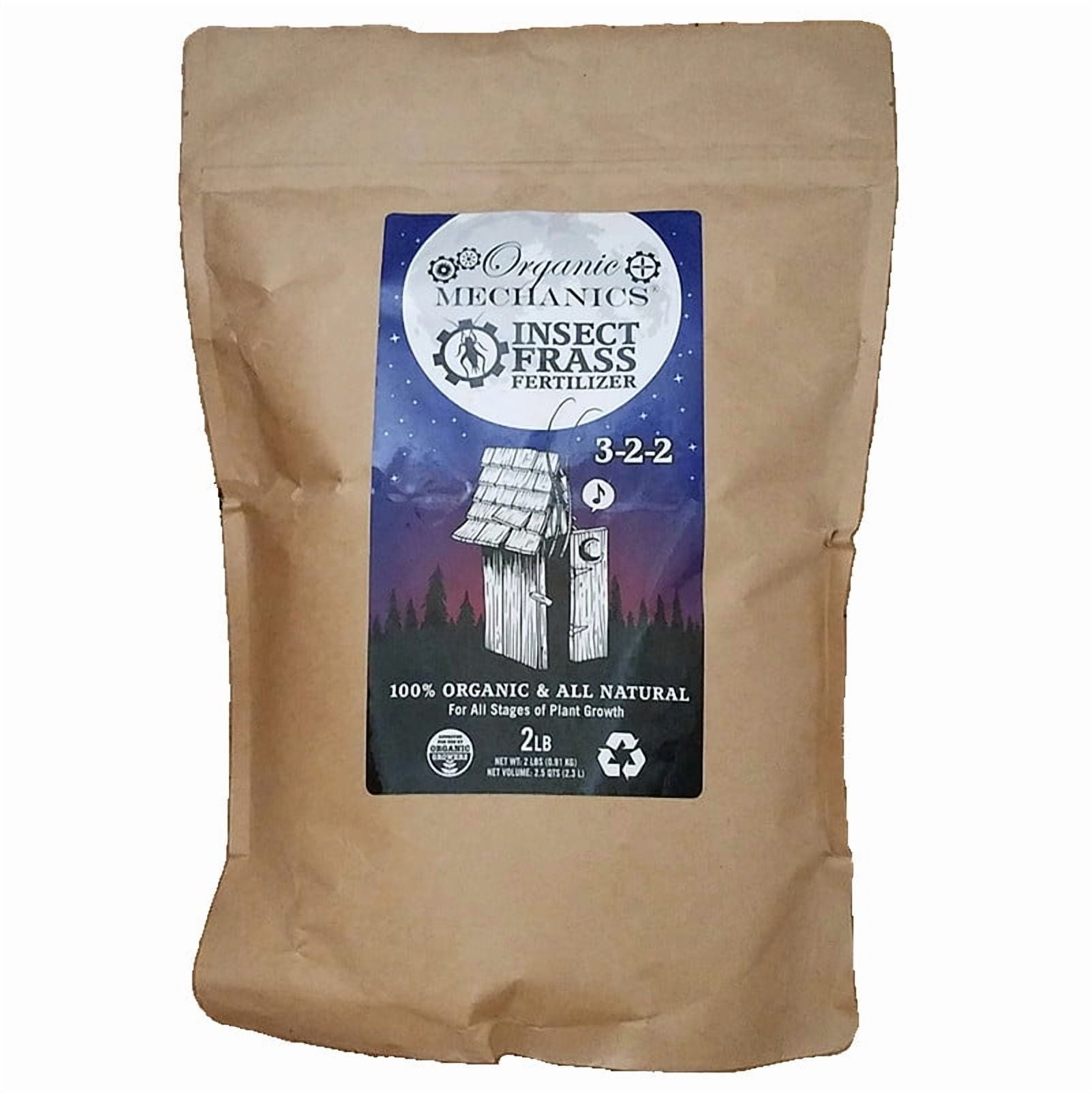 Organic Mechanics Insect Frass Fertilizer- 2lb Bag - Walmart Business ...