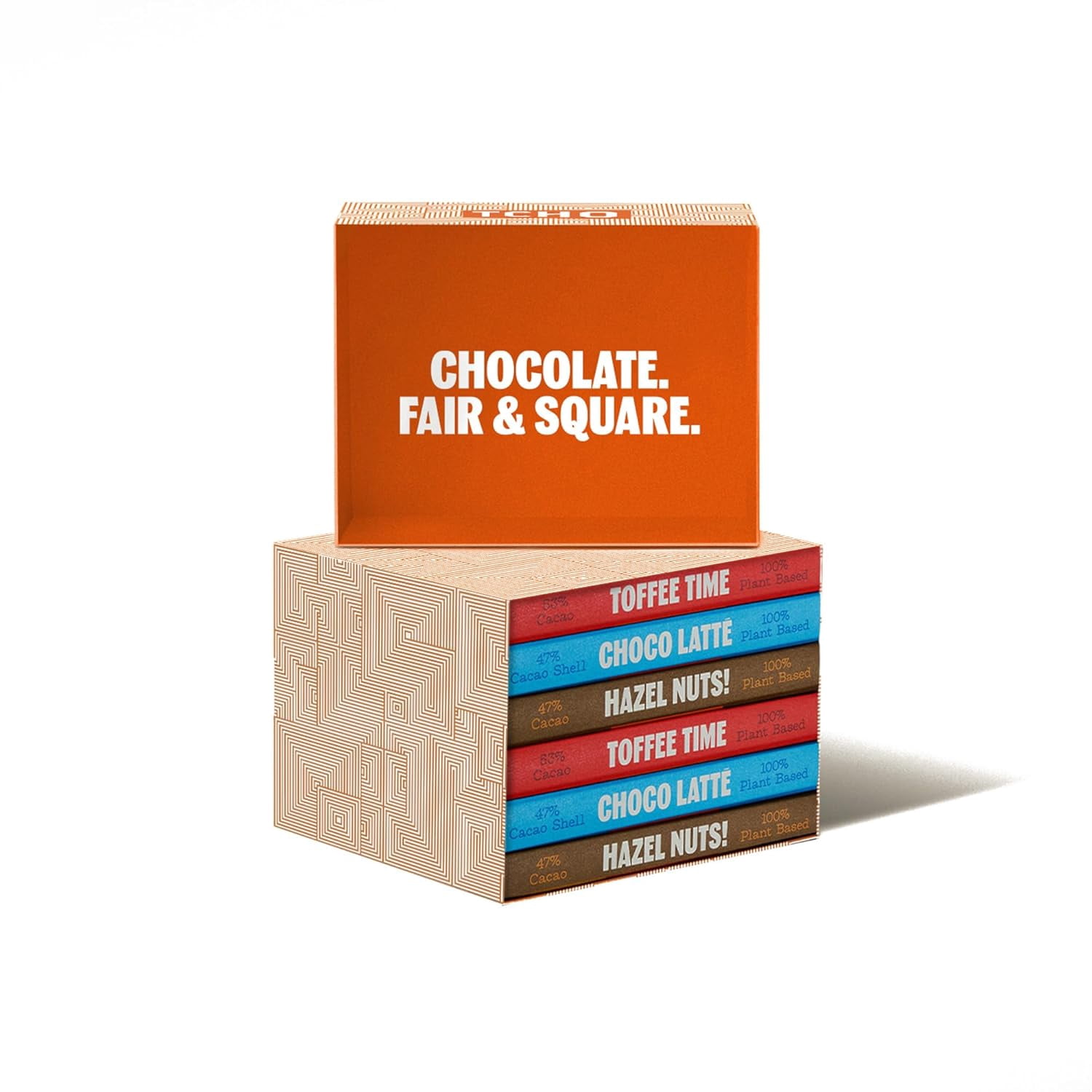 Organic Milk Chocolate Gift Box – 100% Plant-Based% Vegan - Gourmet ...