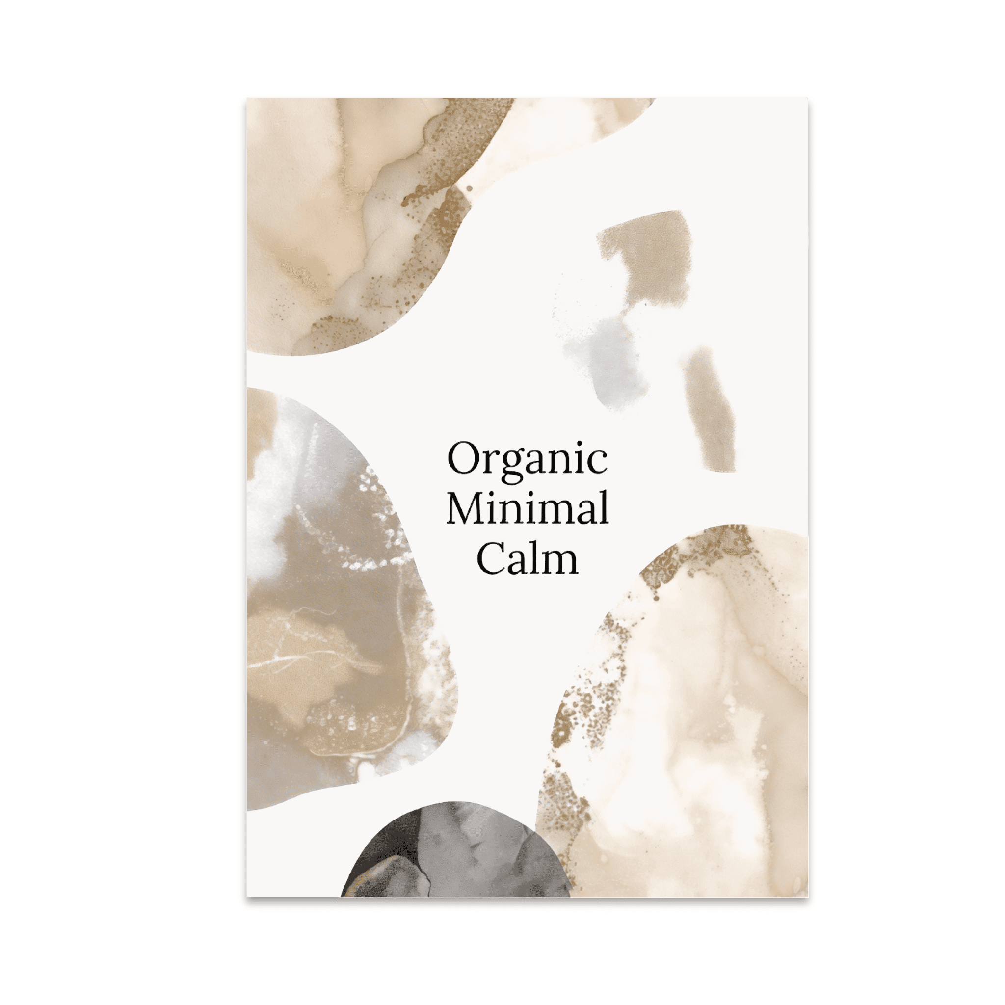 Organic Minimal Calm Abstract Art - Home Decor Enthusiast - 13x19 ...