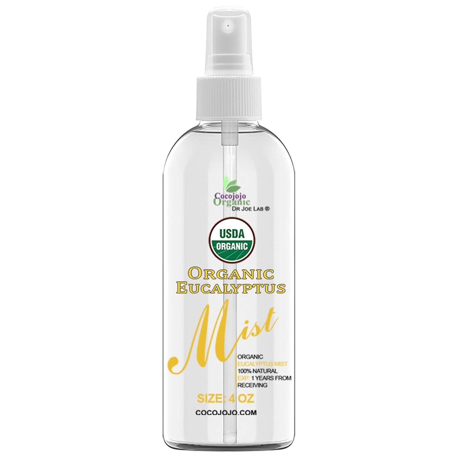 Organic Mist For Skincare 4 oz - Moisturize Sensitive and y Skin - USDA certified - Pure Oil ...