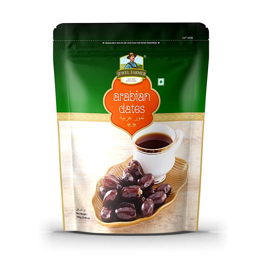 Organic Natural Arabian Dates By Jewel Farmer 700gm, | High In Dietary ...