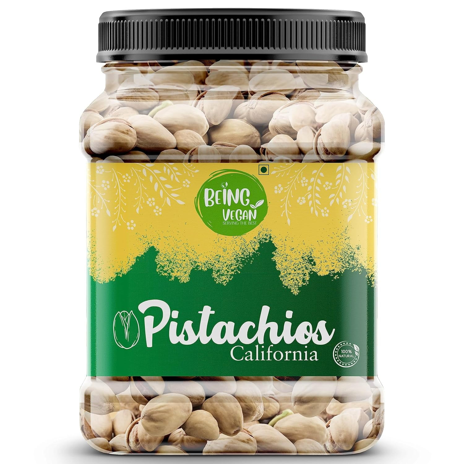 Organic Natural California Pistachios With Shell By Being Vegan 500g ...