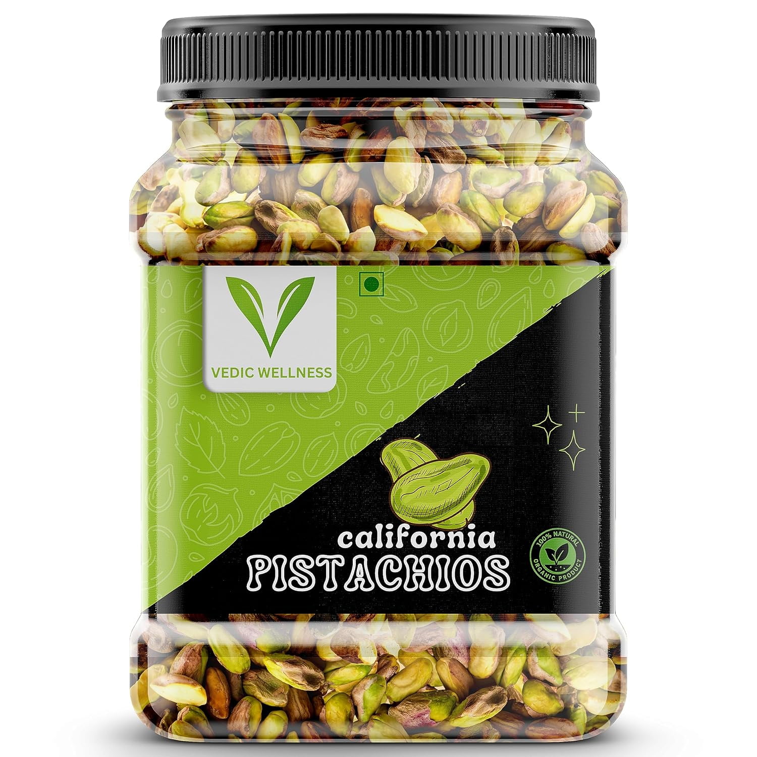 Organic Natural California Pistachios Without Shell By Vedic Wellness ...