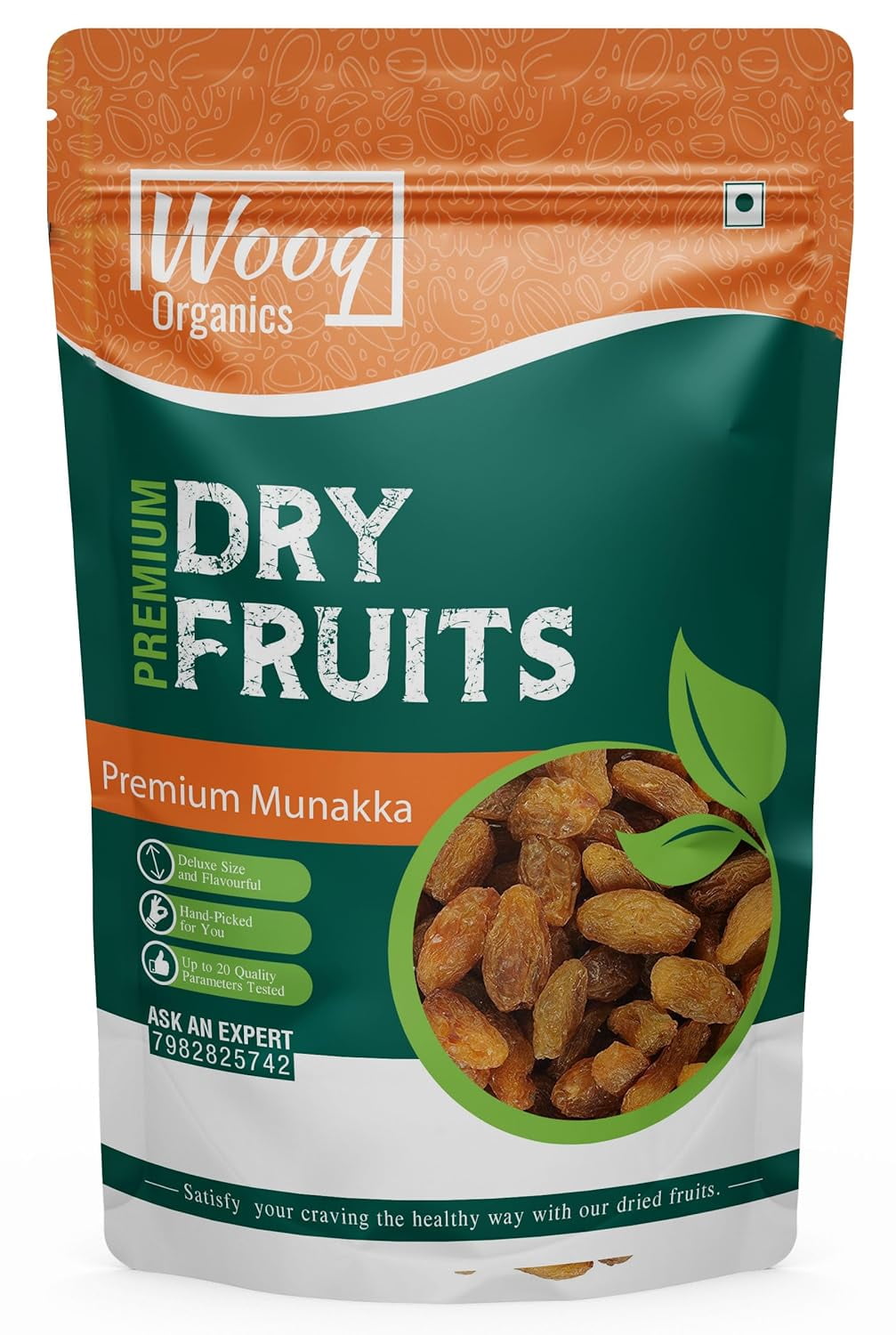 Organic Natural Munakka Raisin With Seed By Wooq Organics 250gm ...