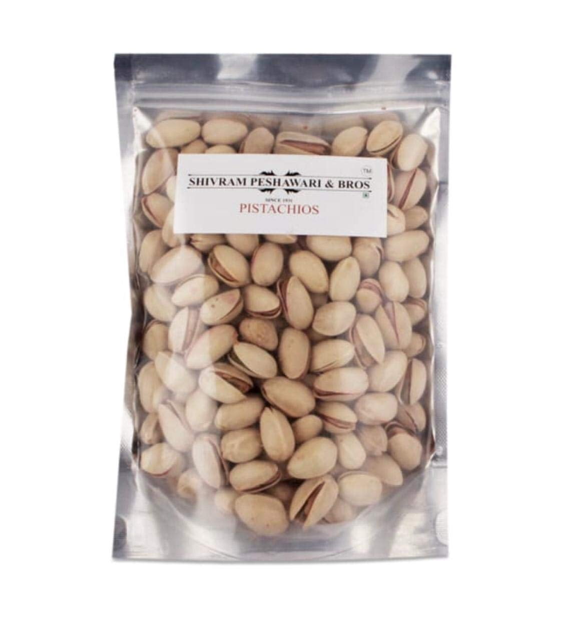 Organic Natural Pista With Shell By Shivram Peshawari & Bros 750gm ...