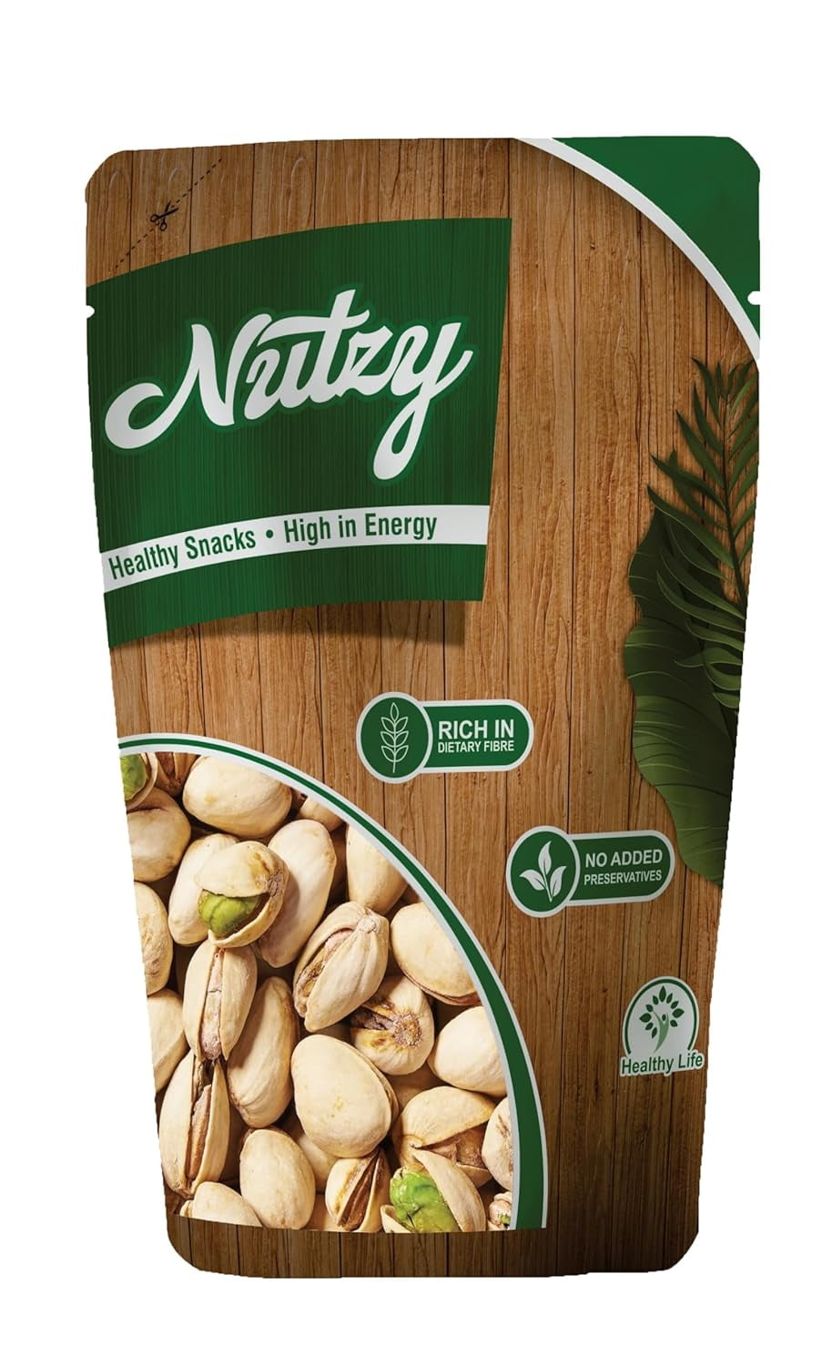 Organic Natural Pistachios By Nutzy 200gm, | High In Dietary Protein ...