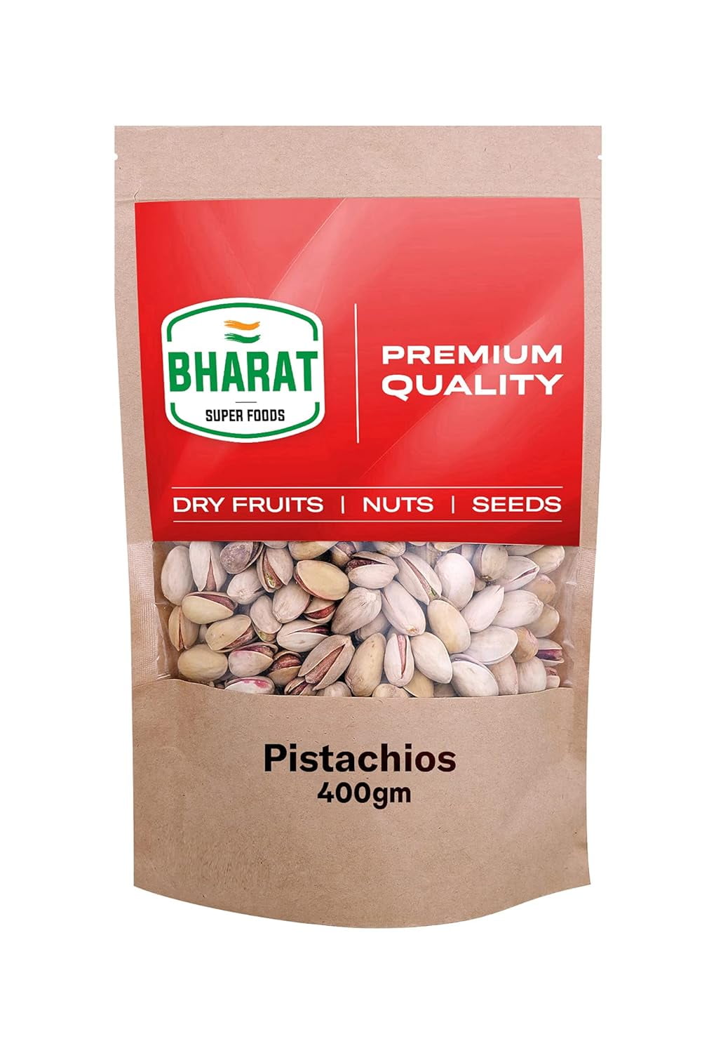 Organic Natural Pistachios Roasted & Salted With Shell By Bharat Super ...