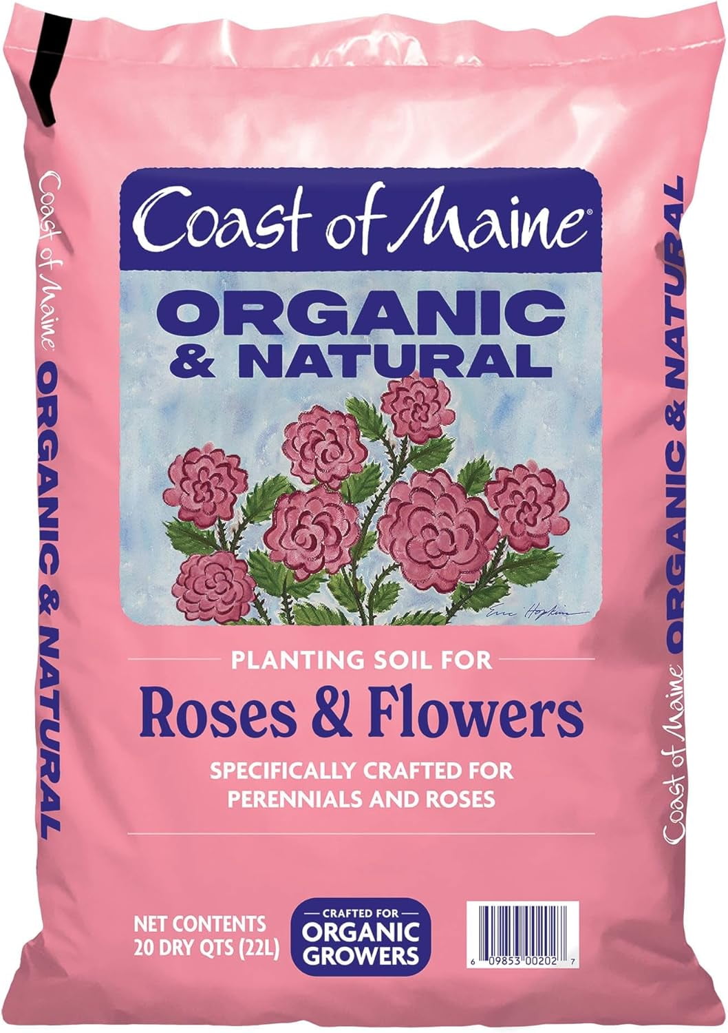 Organic & Natural Planting Soil for Roses & Flowers - Premium Garden ...