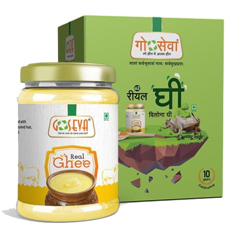 Organic Natural Real Bilona Ghee By Goseva | High In Protein Fiber ...
