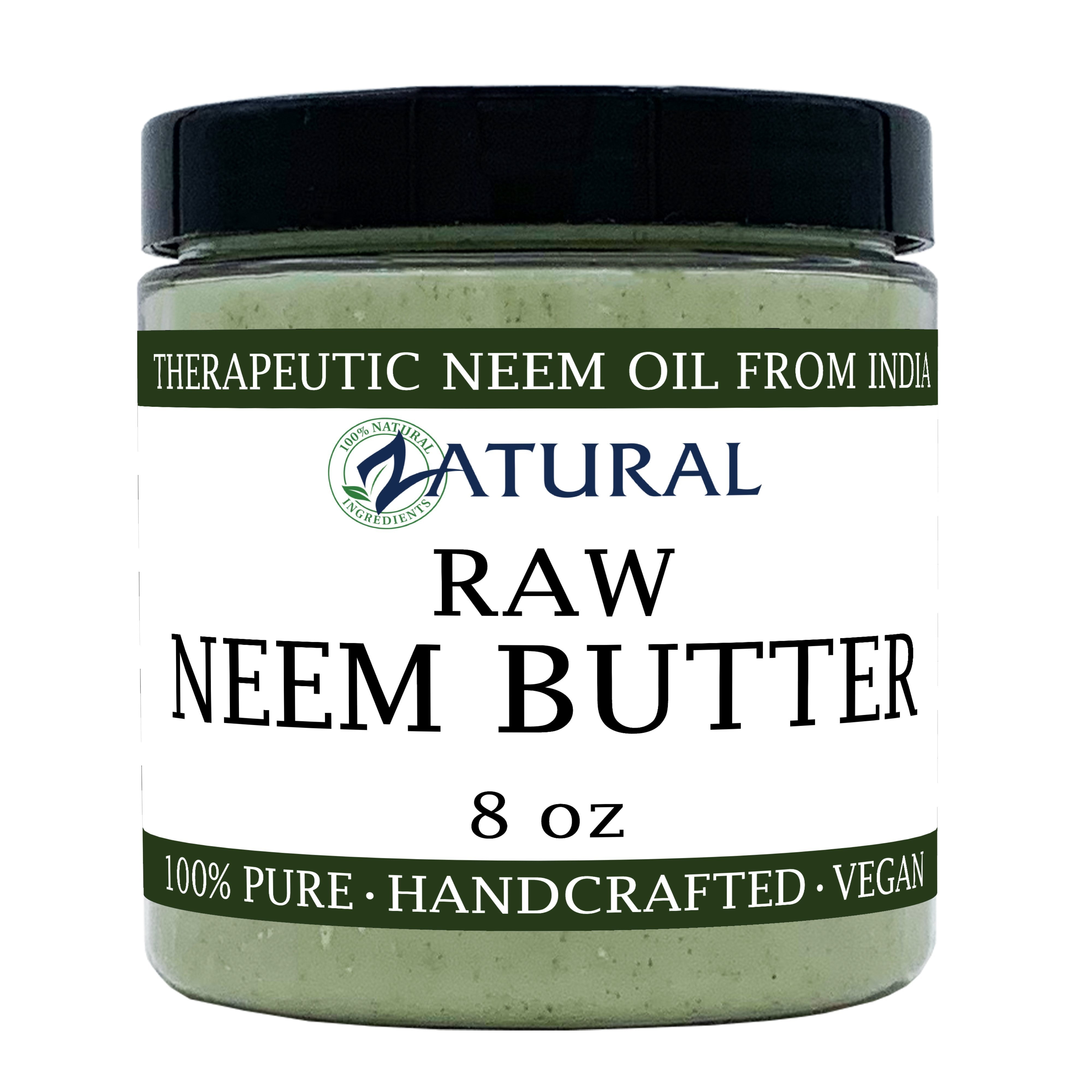 Organic Neem Butter for Body, Hair & Pure Skin - Coconut Oil, Neem ...