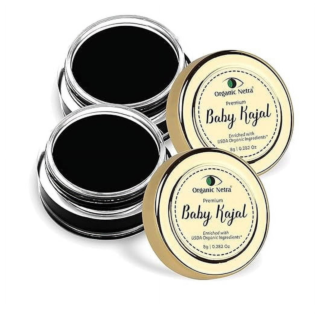 Organic Netra Baby Kajal - Water Resistant,Matte, Smudge Proof, Long ...
