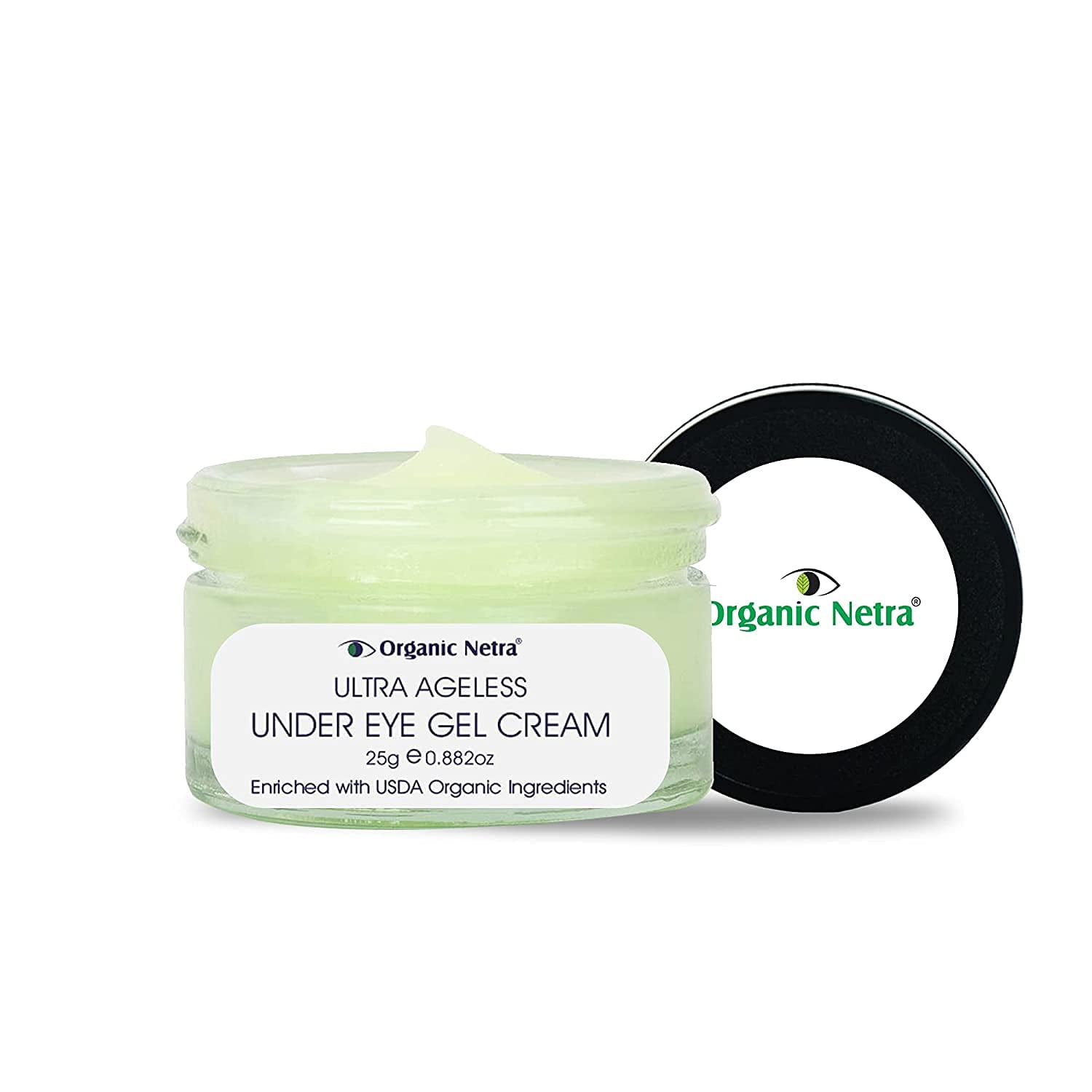 Organic Netra Ultra Ageless Under Eye Gel Cream | Enriched with Natural ...