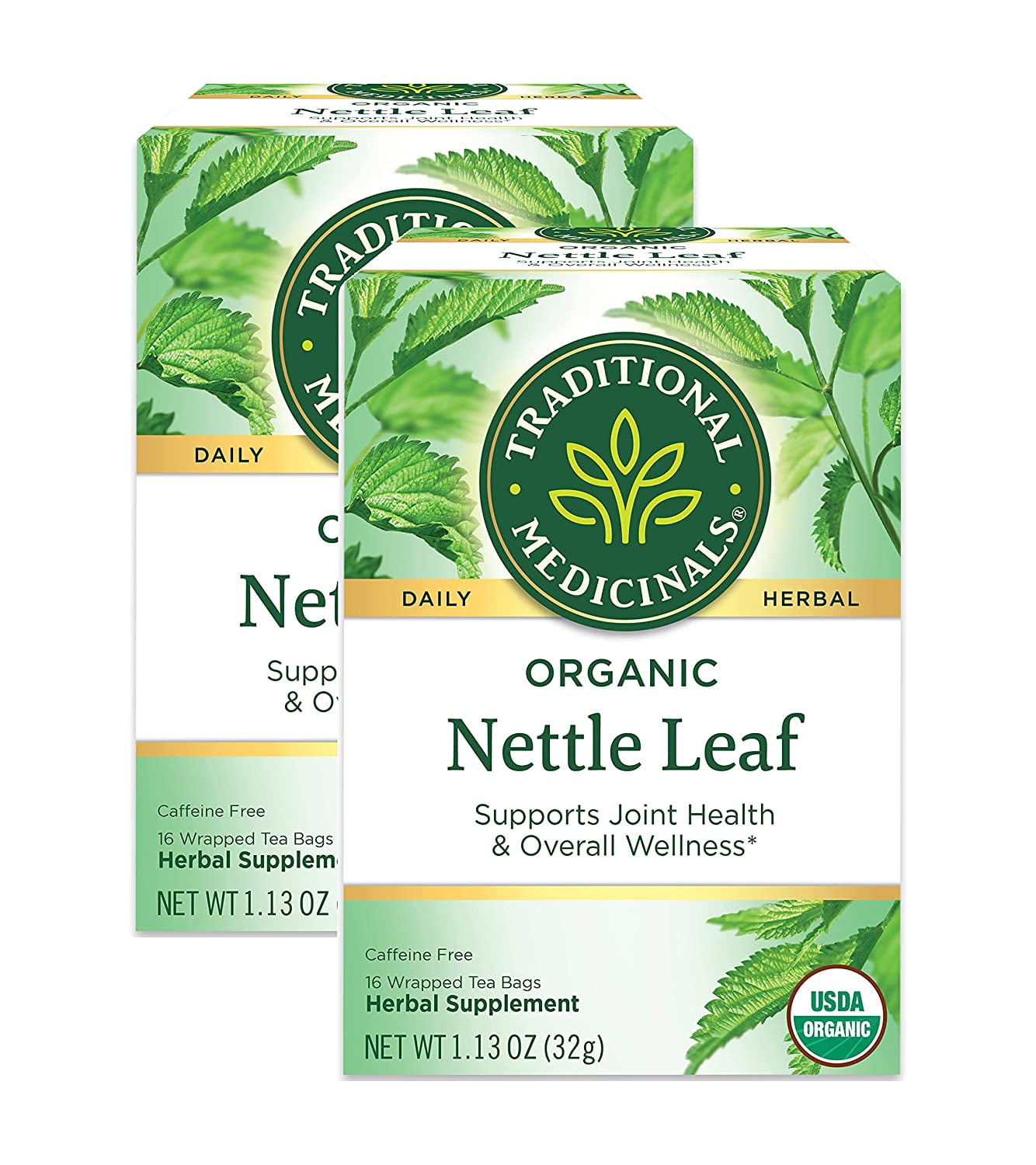 Organic Nettle Leaf Tea, Supports Joint Health Overall Wellness, (Pack ...