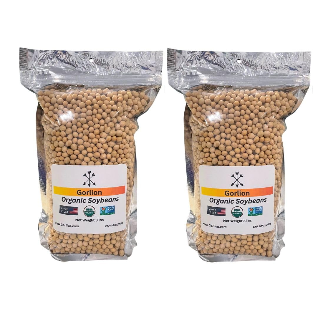 Organic Non-GMO Soybeans for Tofu- Two 3lb Bags (6 Pounds) - Walmart.com