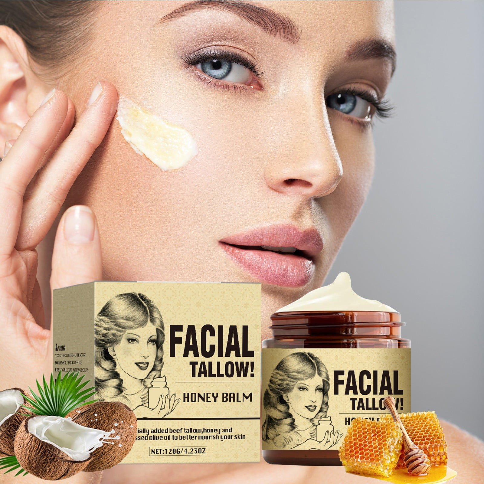 Organic Oasis Whipped Tallow Frankincense And Castor Oil Cowfat Face ...