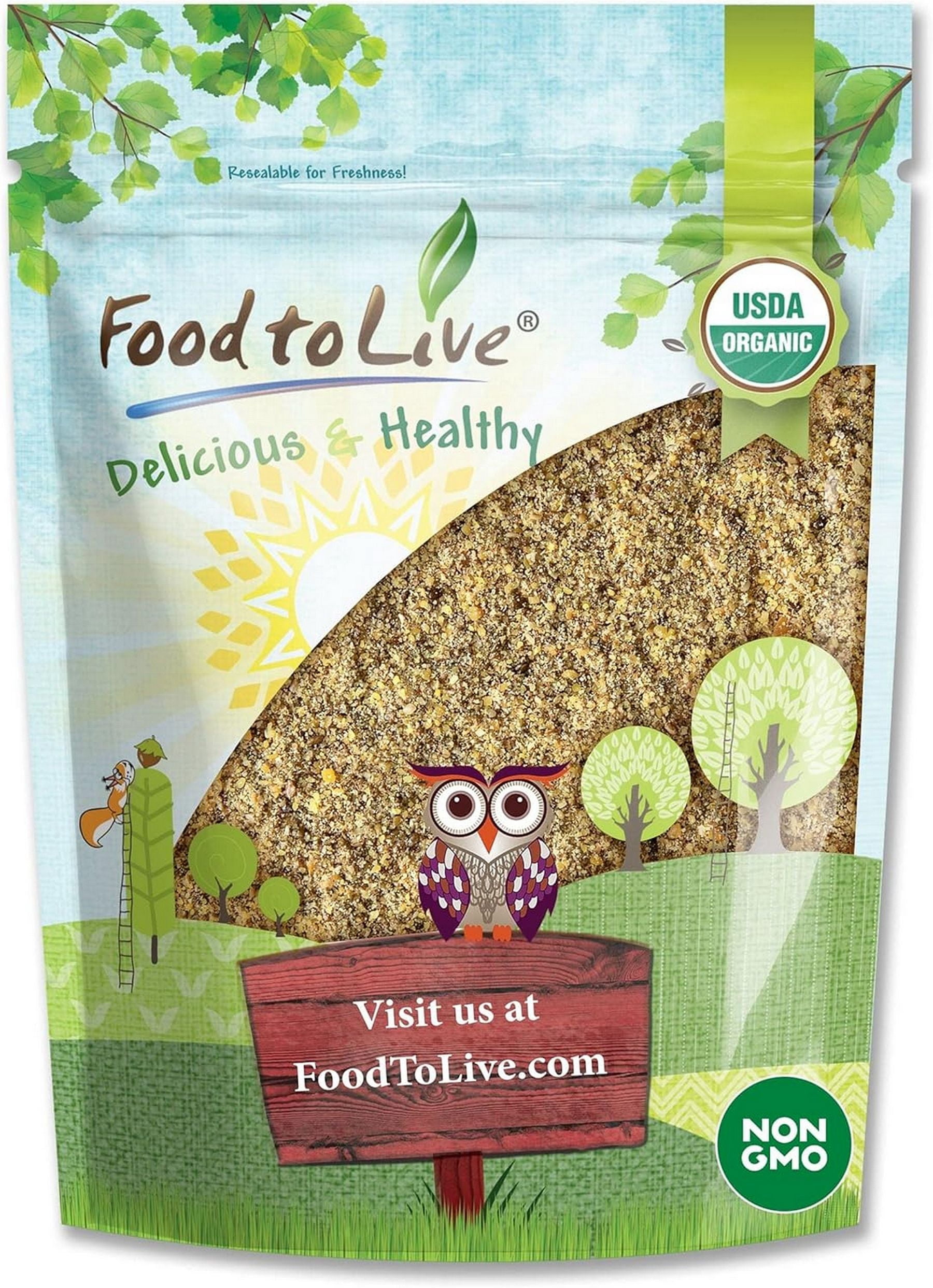 Food to Live Omega Power Flax and Chia Seeds Blend, 8 Ounces Vegan ...