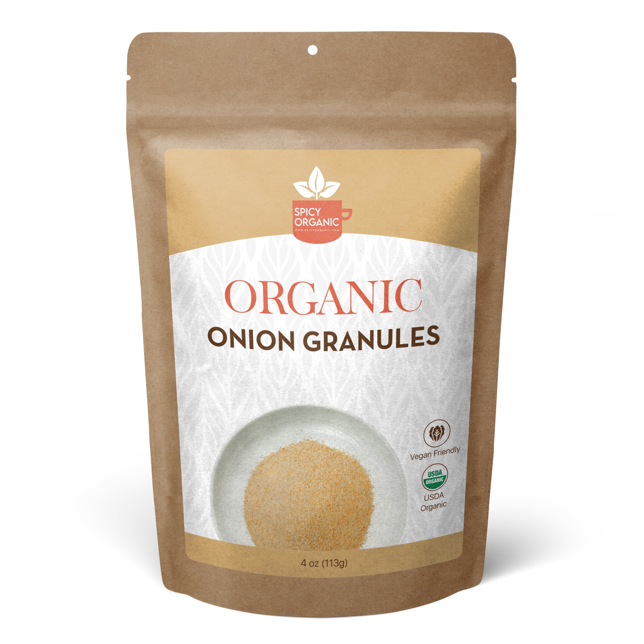 Organic Onion Granules - 100% Pure and Natural Onion Powder for Cooking ...