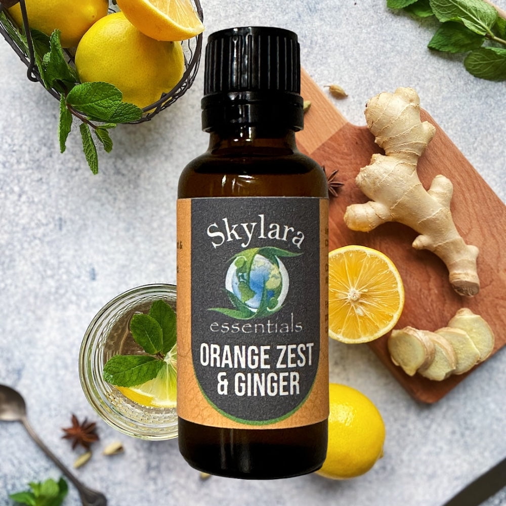 Organic Orange Zest & Ginger Essential Oil Blend - Walmart.com