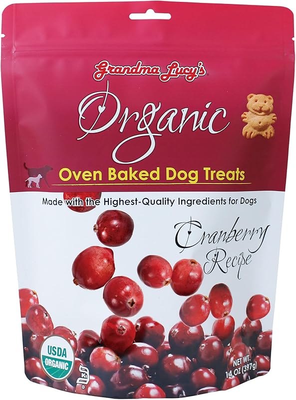 Organic Oven Baked Dog Treats - Cranberry, 14 oz - Walmart.com