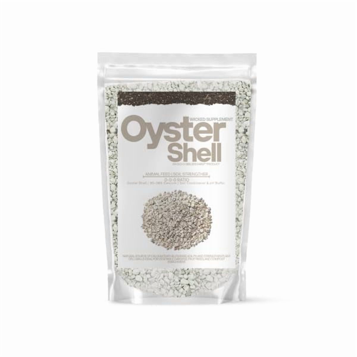 Organic Oyster Shell Calcium Supplement - Crushed Shells for Plants ...