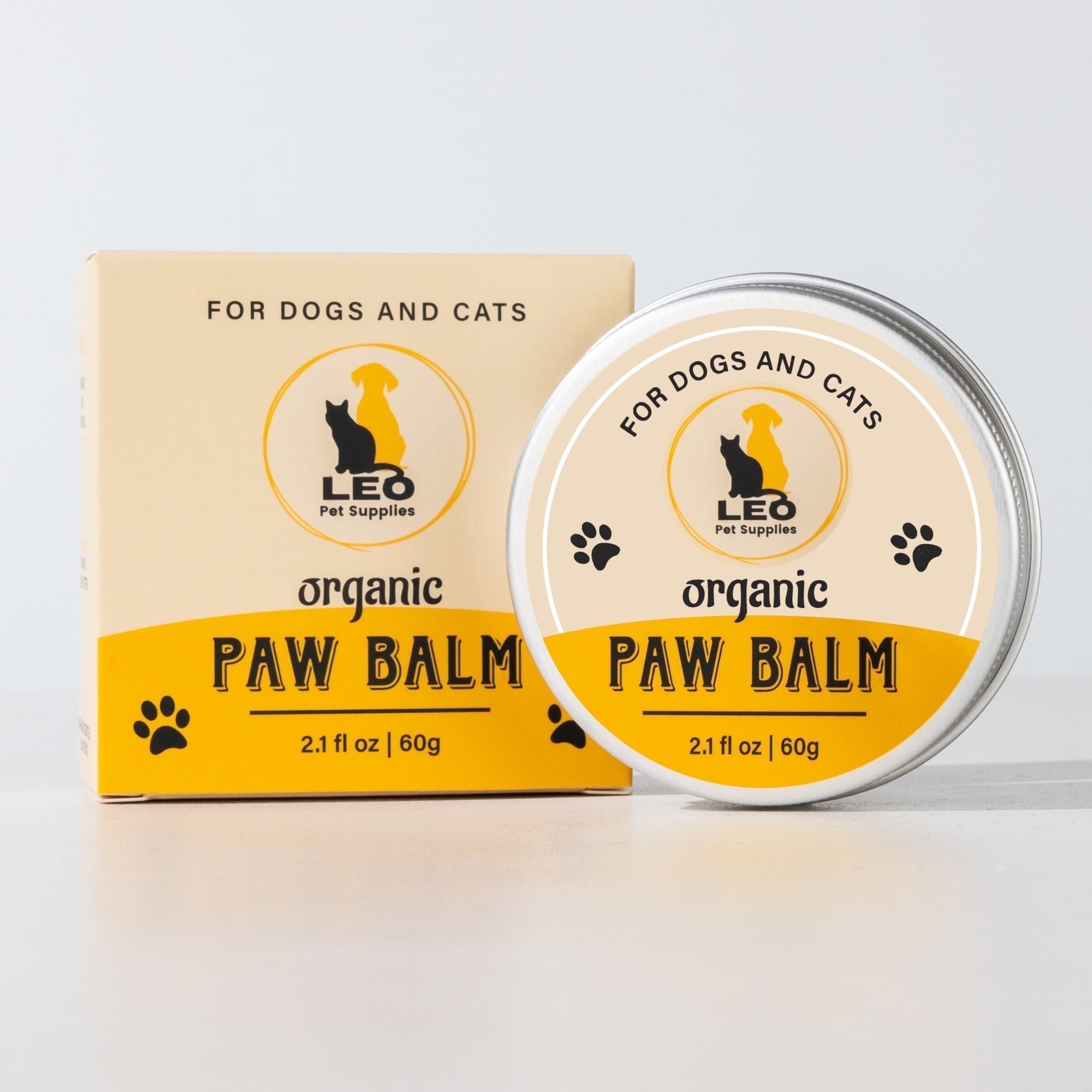 Natural & Organic Paw Balm for Pets from LEO Pet Supplies, 2.1 oz ...