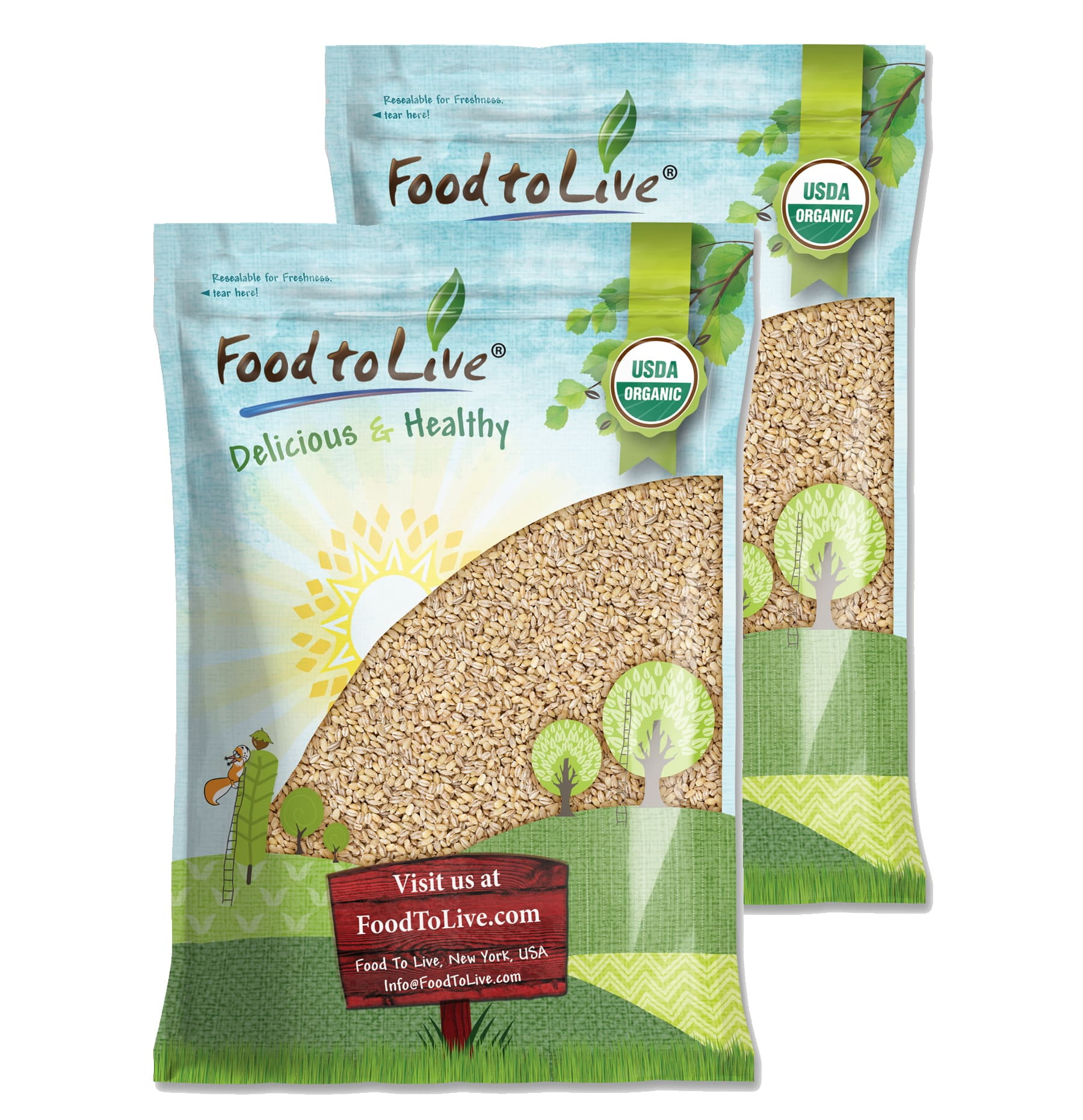 Organic Pearl Barley for Warehouse Breakroom Meals - Walmart Business ...