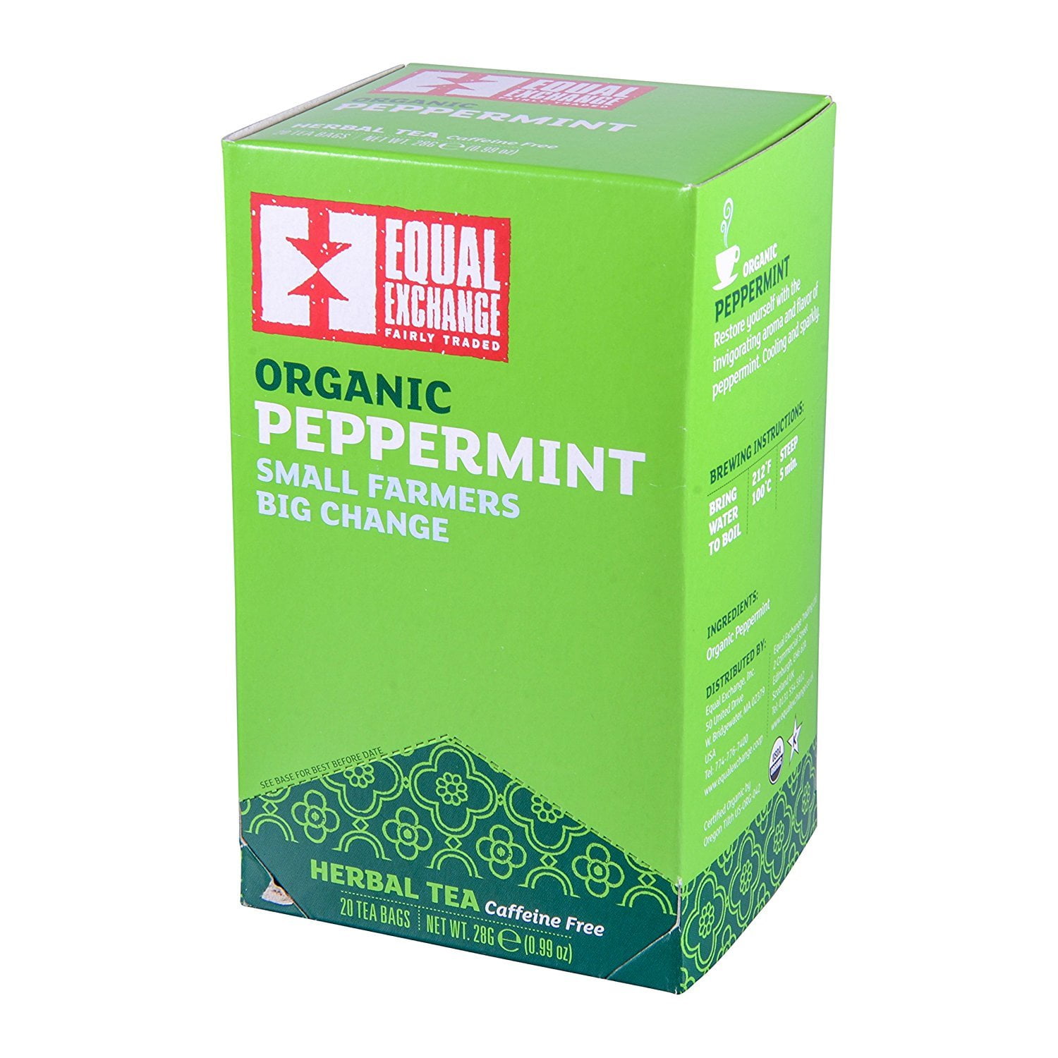 Organic Peppermint Tea, 20 CT - Walmart.com