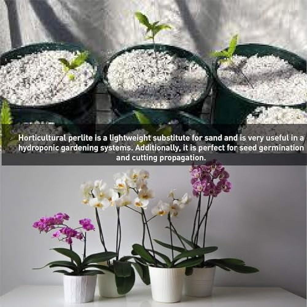 Organic Perlite Planting Soil Additive, White, 4-Cubic Feet - Walmart.com