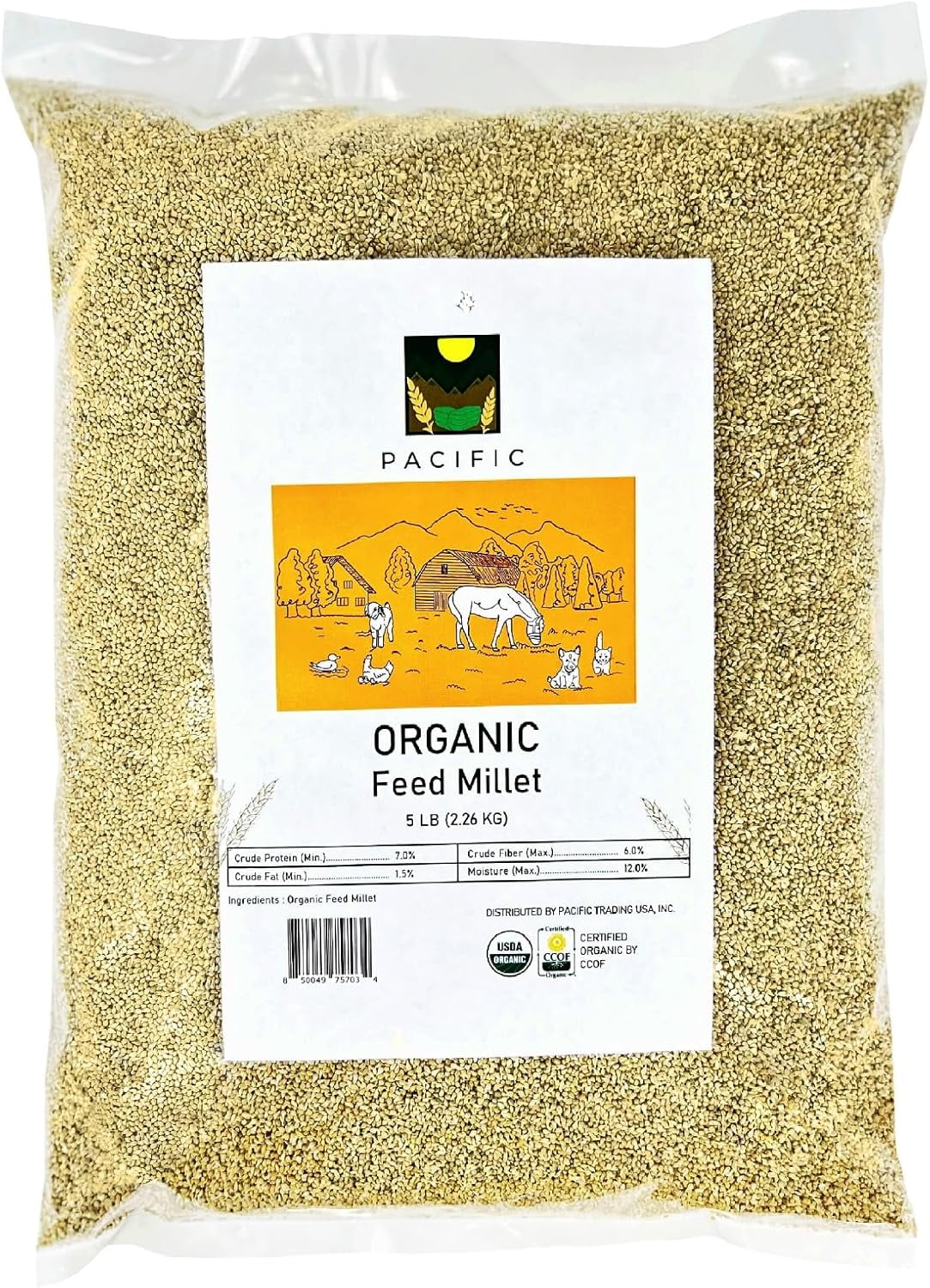 Organic Petfood Organic Feed Millet - Millet Bird Seed | Rich with ...