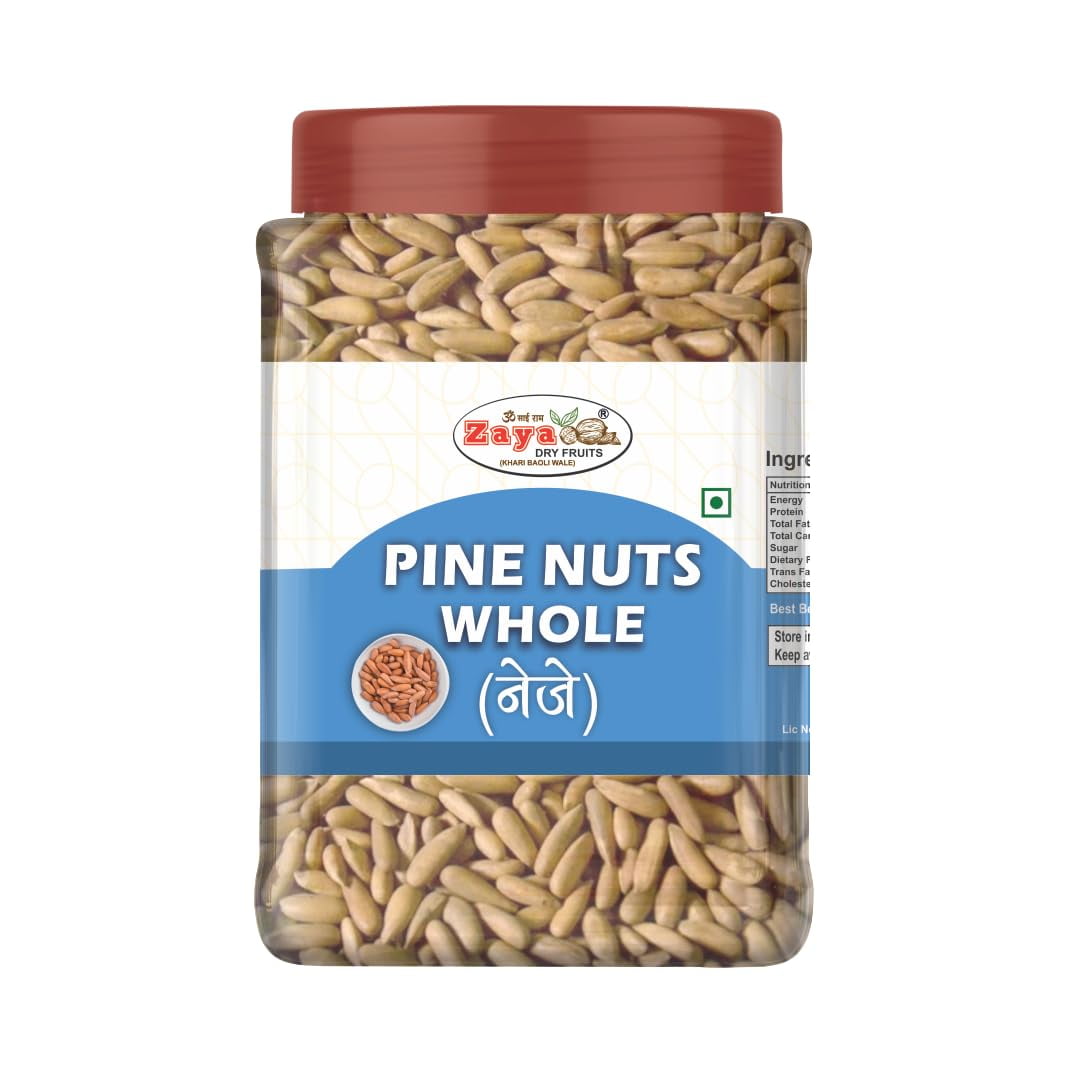 Organic Pine Nuts (Neze) By Zaya Dryfruits 360gm, | High In Protein ...
