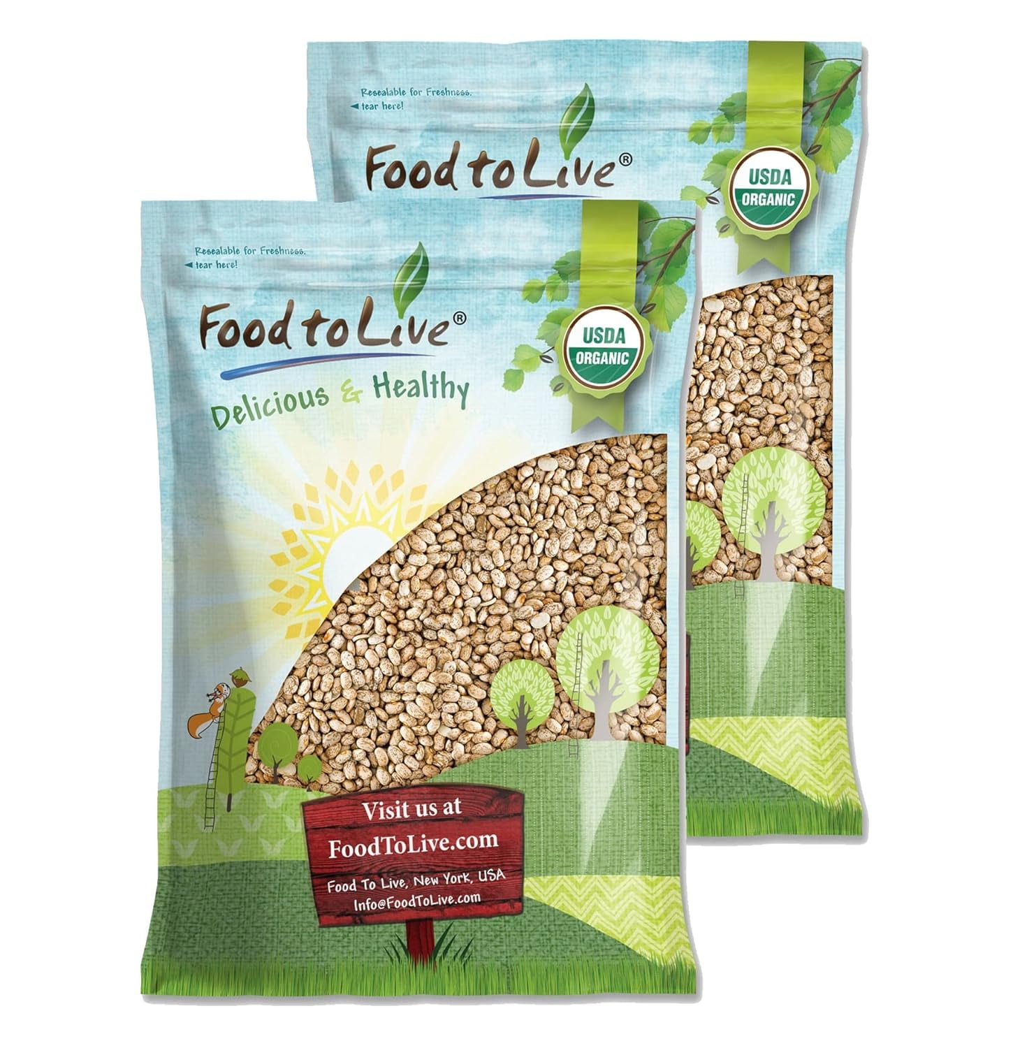 Food to Live Dry Beans & Legumes for Office Breakroom Snacks - Walmart ...