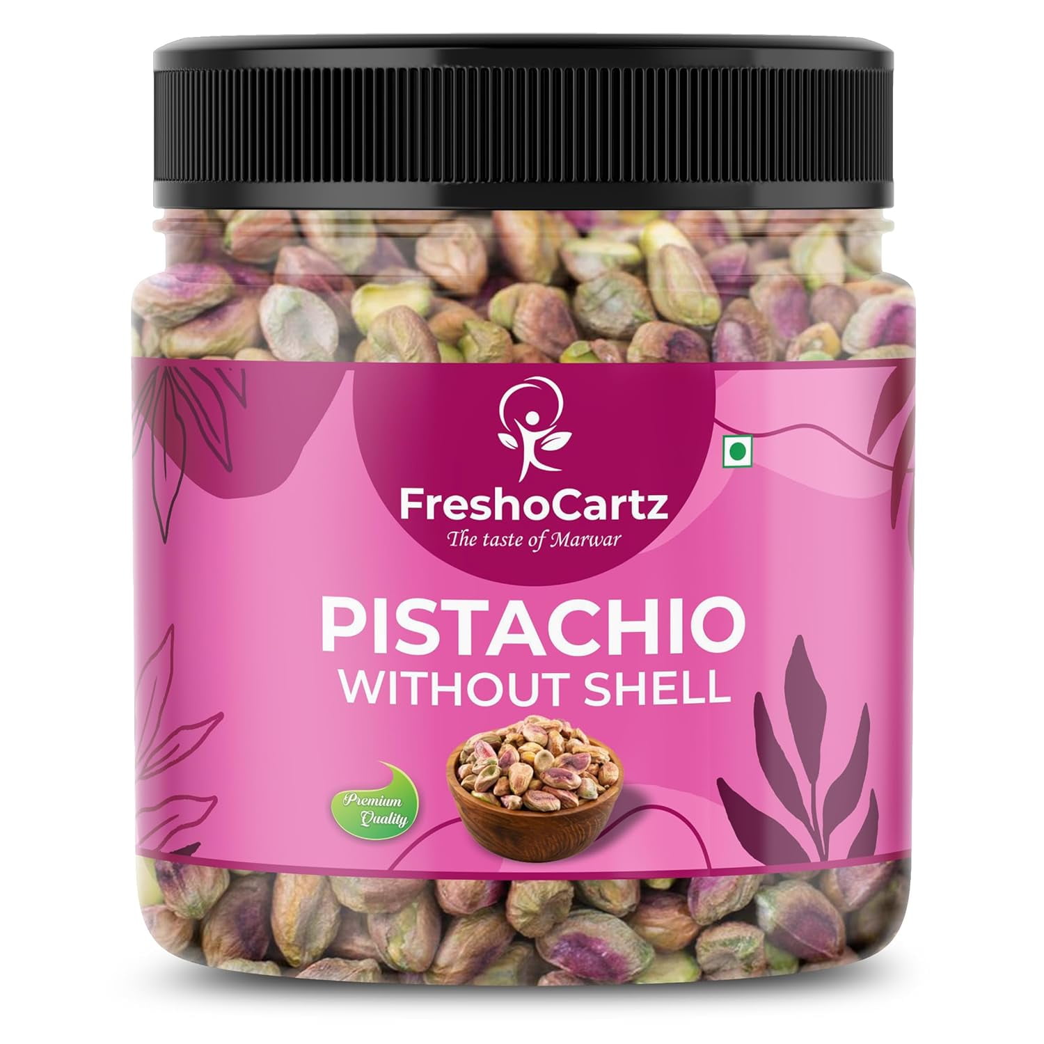 Organic Pistachios Kernels Without Shell By FreshoCartz 1kg, | High ...