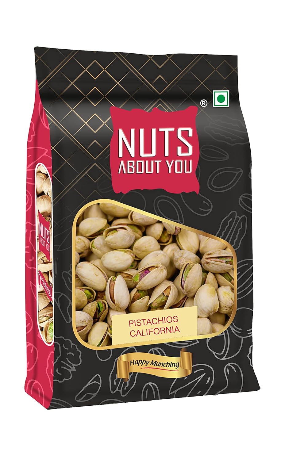 Organic Pistachios Roasted Lightly Salted By Nuts About You 500gm, | Good Source Of Protein ...