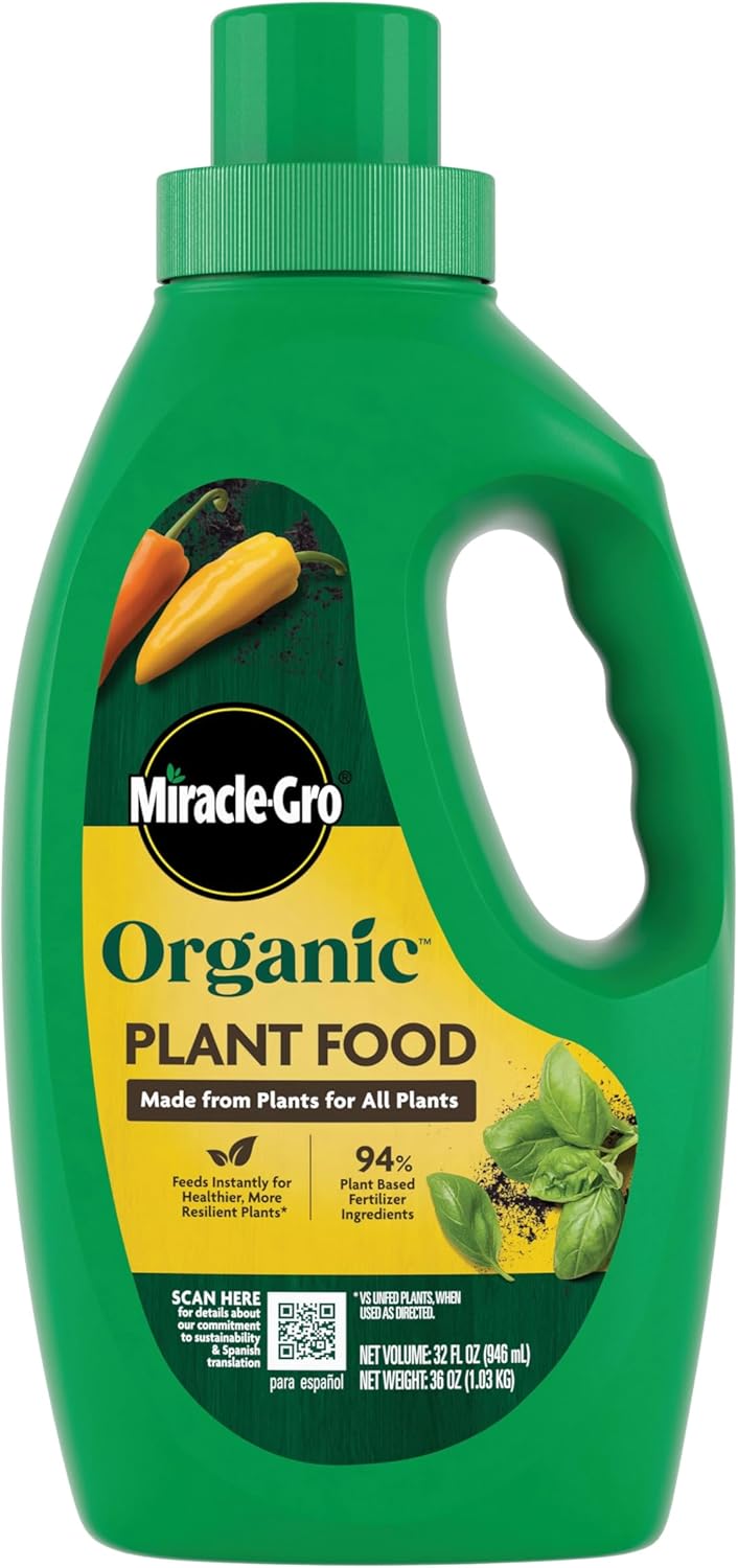 Organic Plant Food, Made from Plants for All Plants, Use with Indoor or ...