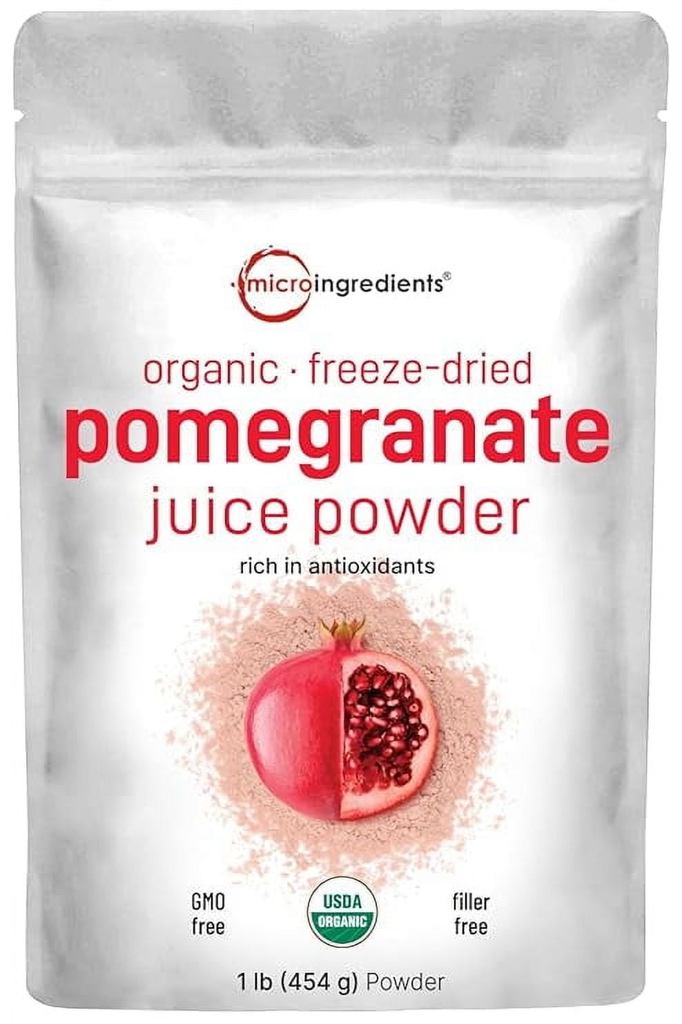 Organic Pomegranate Juice Powder Drink Mix, 1 Pound (91 Servings ...