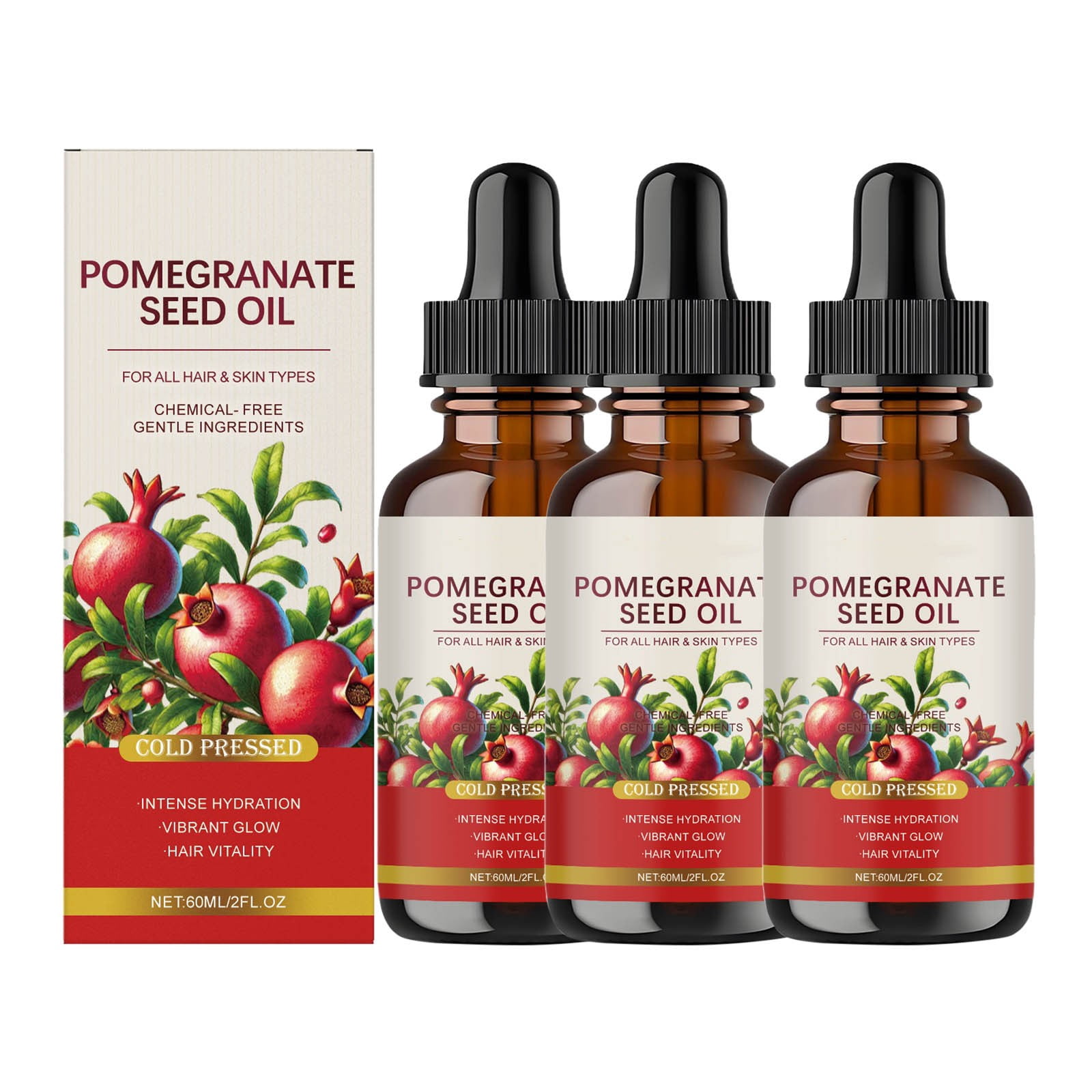 Organic Pomegranate Oil - Premium Grade Cold Pressed Pomegranate Oil ...