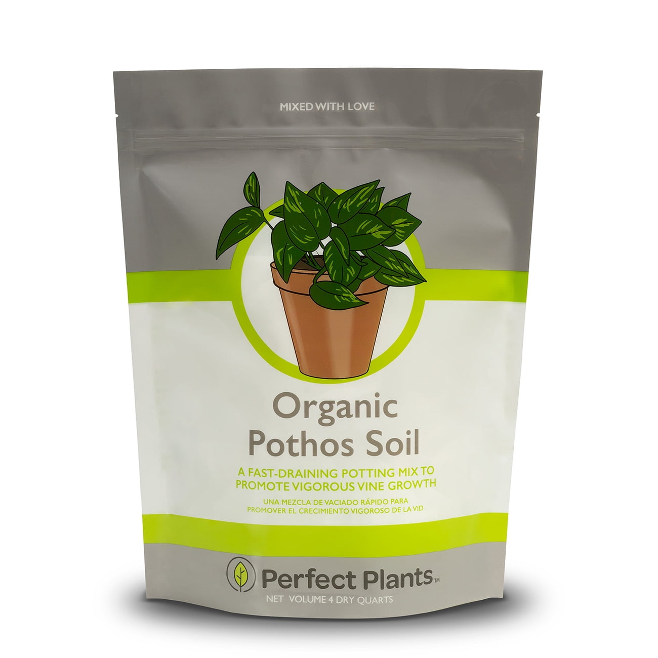 Organic Pothos Soil Potting Mix in 4qt Bag for All Potted Pothos Grow ...