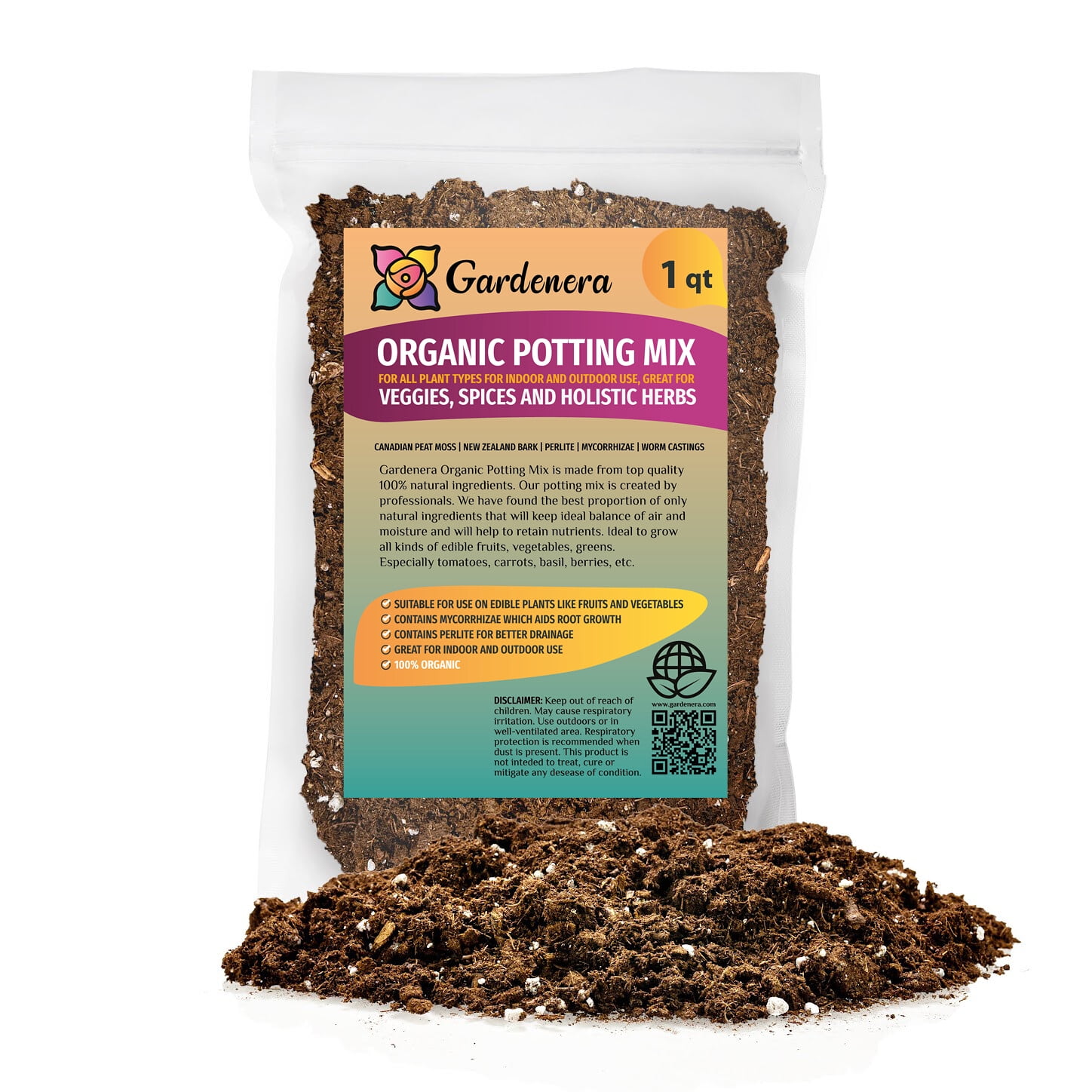 ⭐ Organic Potting Mix for All Plant Types for Indoor and Outdoor Use ...