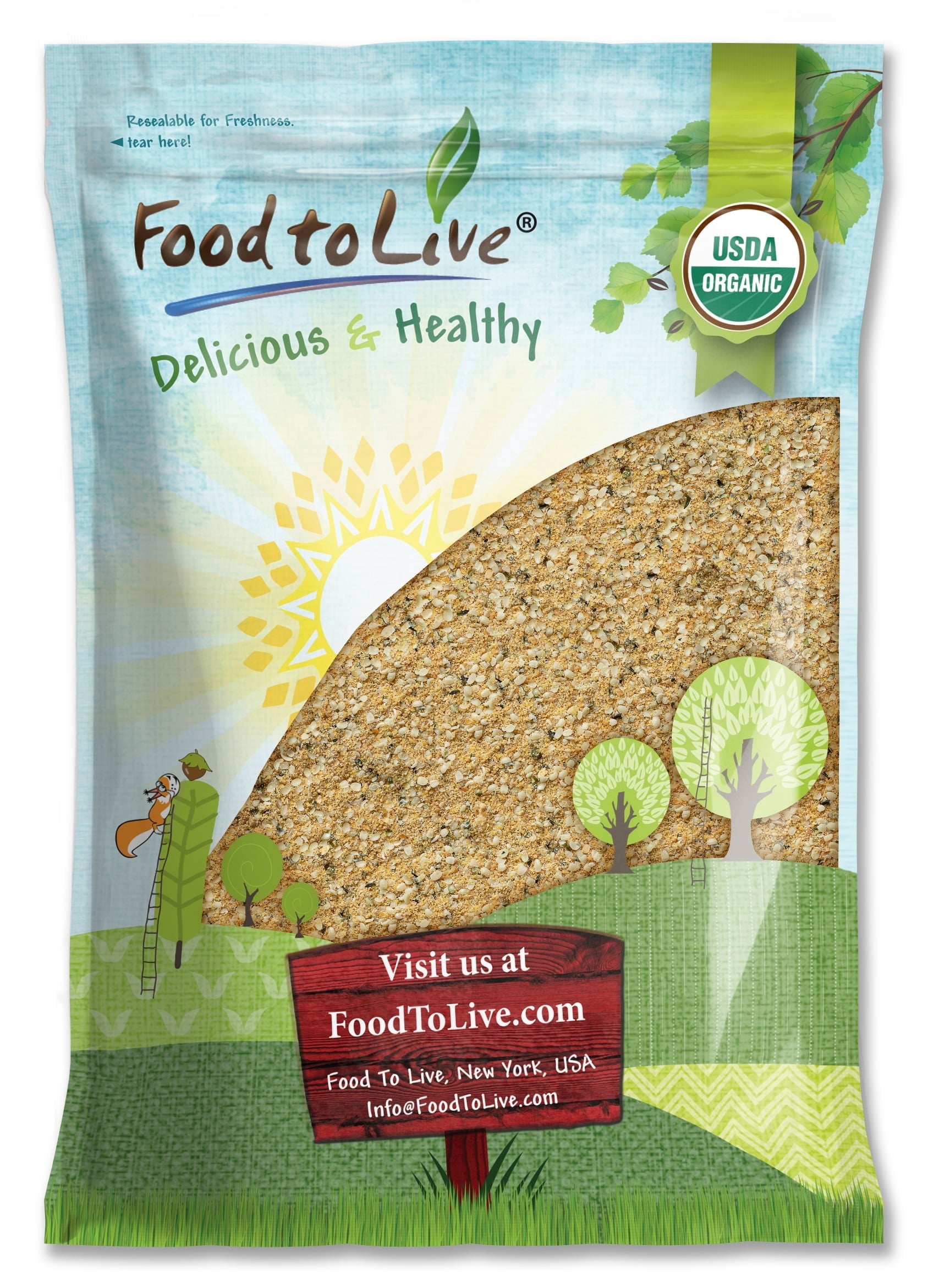 Organic Powerful Flax and Hemp Seeds Blend, 6 Pounds – Non-GMO, Raw ...