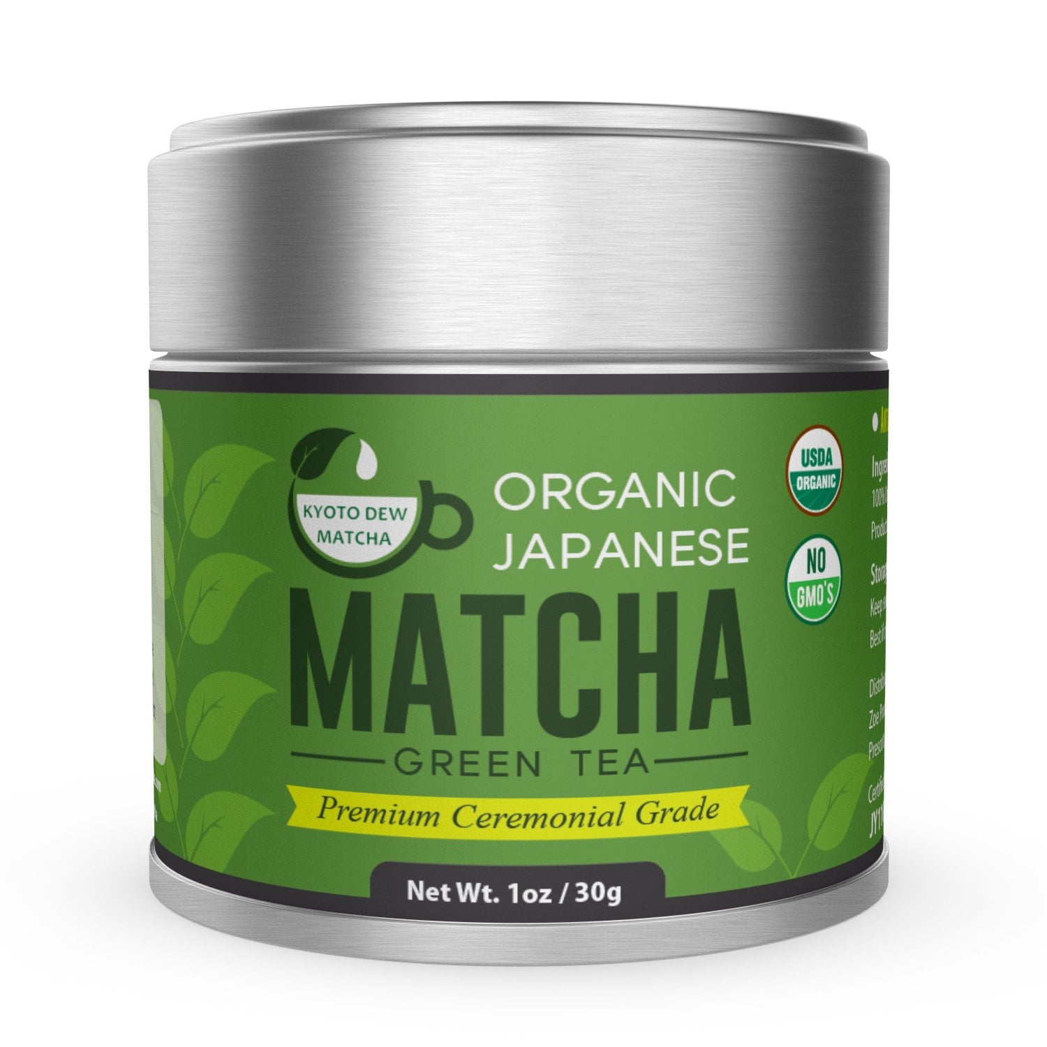 Organic Premium Ceremonial Grade From Japan Matcha Green Tea Powder ...